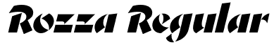 Rozza Regular Font: Free Download | MaisFontes