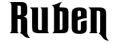 Ruben: Free Font Download | MaisFontes