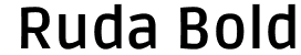 Ruda: Free Font Download | MaisFontes