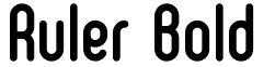 Ruler Bold Font: Free Download | MaisFontes
