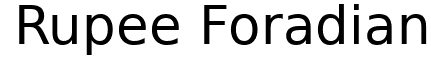 Rupee Foradian: Download Free Font | MaisFontes