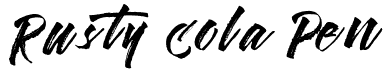 Rusty Cola Pen: Download Free Font | MaisFontes