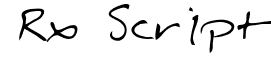 Rx Script: Free Font Download | MaisFontes