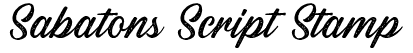 Sabatons Script Stamp: Free Font Download | MaisFontes