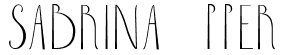 sabrina Upper: Baixar Fonte Grátis | MaisFontes