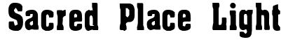 Sacred Place Light Font: Free Download | MaisFontes