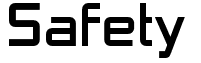 Safety Font: Free Download | MaisFontes