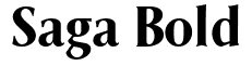 Saga Bold: Free Font Download | MaisFontes