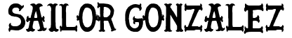 Sailor Gonzalez: Free Font Download | MaisFontes