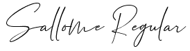 Sallome Regular Font: Free Download | MaisFontes