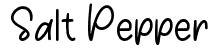 Salt Pepper: Free Font Download | MaisFontes