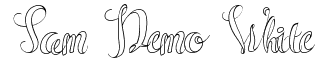 Sam Demo White: Free Font Download | MaisFontes