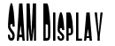 SAM Display: Free Font Download | MaisFontes