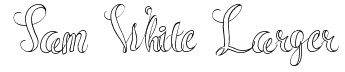 Sam White Larger: Free Font Download | MaisFontes
