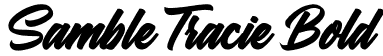 Samble Tracie Bold: Free Font Download | MaisFontes