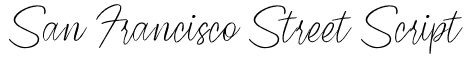 San Francisco Street Script: Baixar Fonte Grátis | MaisFontes