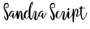 Sandra Script: Free Font Download | MaisFontes