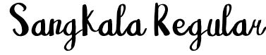 Sangkala Regular: Free Font Download | MaisFontes