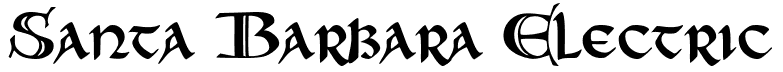 Santa Barbara Electric: Free Font Download | MaisFontes
