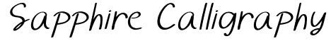Sapphire Calligraphy: Free Font Download | MaisFontes