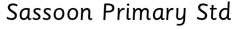Sassoon Primary Std: Free Font Download | MaisFontes