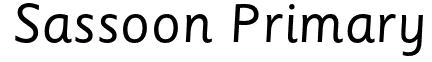 Sassoon Primary Std: Free Font Download | MaisFontes