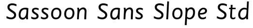 Download Sassoon Fonts | MaisFontes