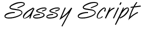 Sassy Script: Free Font Download | MaisFontes