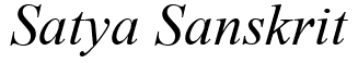 Satya Sanskrit Font: Free Download | MaisFontes