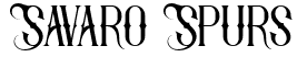 Savaro Spurs: Free Font Download | MaisFontes