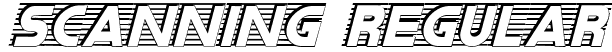 Scanning Regular Font: Free Download | MaisFontes