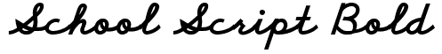 School Script Bold Font: Free Download | MaisFontes