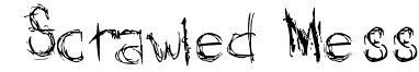 Scrawled Mess: Free Font Download | MaisFontes