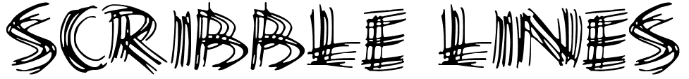 Scribble Lines: Free Font Download | MaisFontes