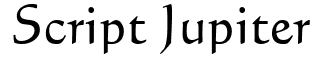 Script Jupiter: Free Font Download | MaisFontes