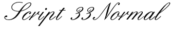 Script 33 Normal: Free Font Download | MaisFontes