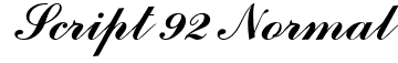 Script 92 Normal: Free Font Download | MaisFontes