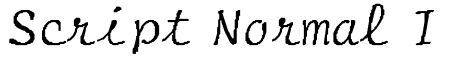 Script Normal I: Free Font Download | MaisFontes