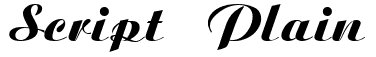 Script Plain: Free Font Download | MaisFontes