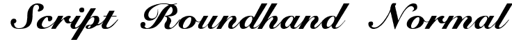 Script Roundhand Normal: Free Font Download | MaisFontes