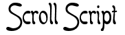 Scroll Script Font: Free Download | MaisFontes