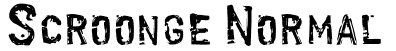 Scroonge Normal: Baixar Fonte Grátis | MaisFontes