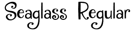 Seaglass Regular Font: Free Download | MaisFontes