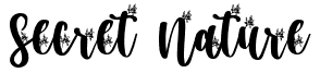 Secret Nature: Free Font Download | MaisFontes