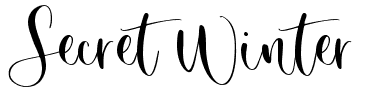 Secret Winter Font: Free Download | MaisFontes