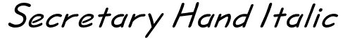 Secretary Hand Font: Free Download | MaisFontes