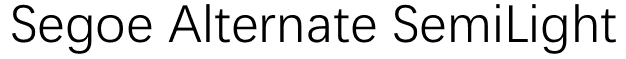 Segoe Alternate SemiLight: Free Font Download | MaisFontes