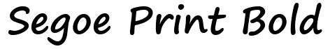 Segoe Print: Baixar Fonte Grátis | MaisFontes