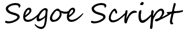 Segoe Script: Baixar Fonte Grátis | MaisFontes
