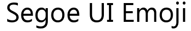 Segoe UI Emoji: Baixar Fonte Grátis | MaisFontes